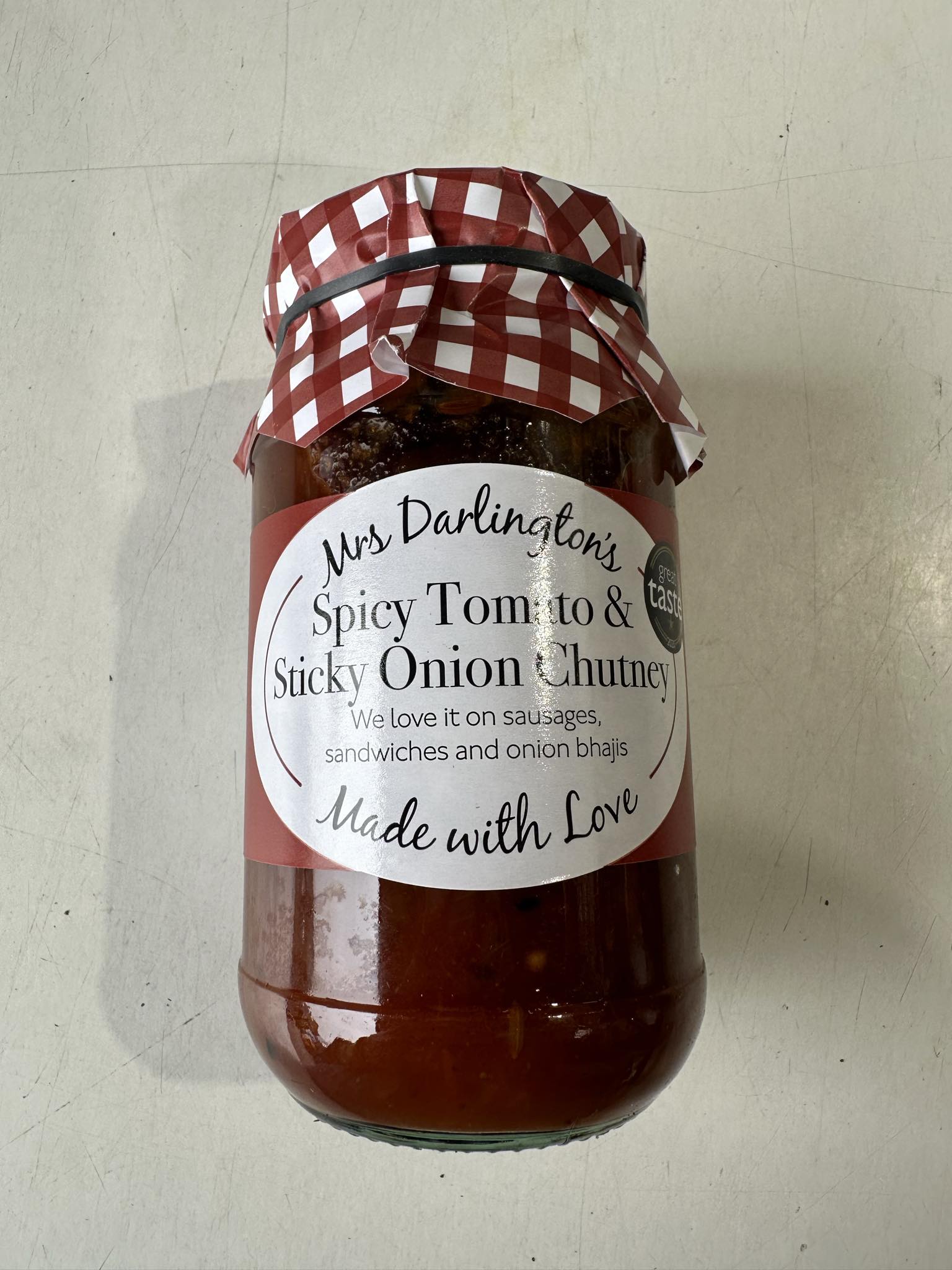 Mrs Darlington's Spicy Tomato and Sticky Onion Chutney - Jacksons Fruit ...