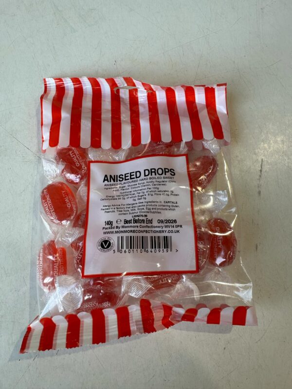 Aniseed Drops - Jacksons Fruit & Veg